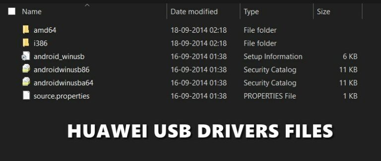 Download Latest Huawei USB Drivers And Installation Guide