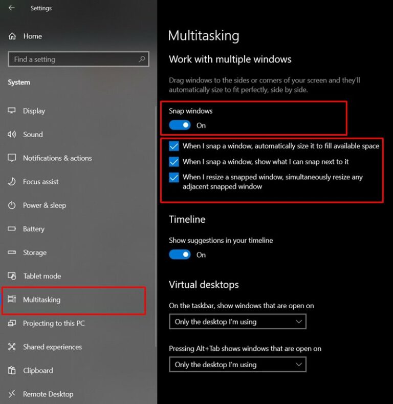 How To Split Screen On Windows 10 With Keyboard Shortcut