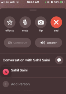 Now Pause The FaceTime on iOS 14 and iPadOS 14