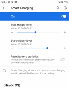 How to Set a Custom Battery Charge Limit in Android device?