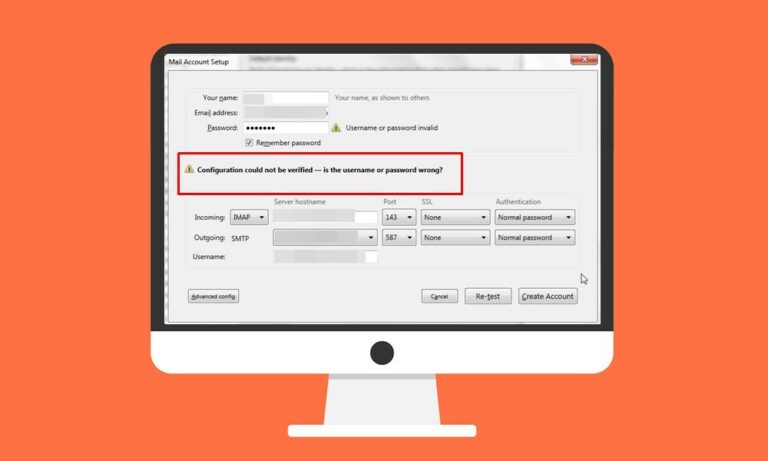 How To Fix If Thunderbird Configuration Could Not Be Verified