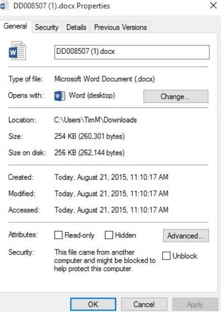 Fix: Can't Open files in Protected View