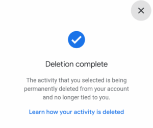 How to Delete all Activity from Google | Delete Entire History