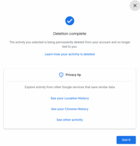 How to Delete all Activity from Google | Delete Entire History
