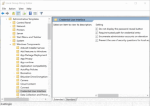 How to Disable Password Reveal Button in Windows 10?