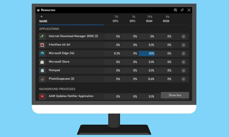 How to Monitor Tasks on Windows 10 While Playing Games