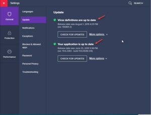 How to Fix Avast Virus Definitions Update Failed Error
