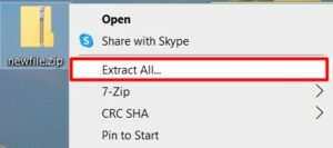 How to Extract CAB file in Windows 10