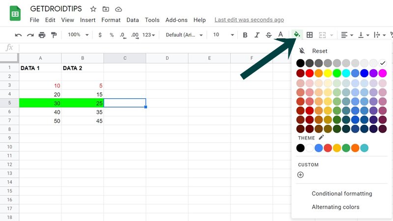 How To Sort Or Filter Cells And Columns By Color In Google Sheets