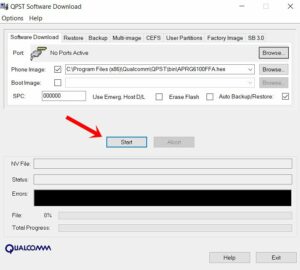 How To Flash Firmware Using The QPST Flash Tool