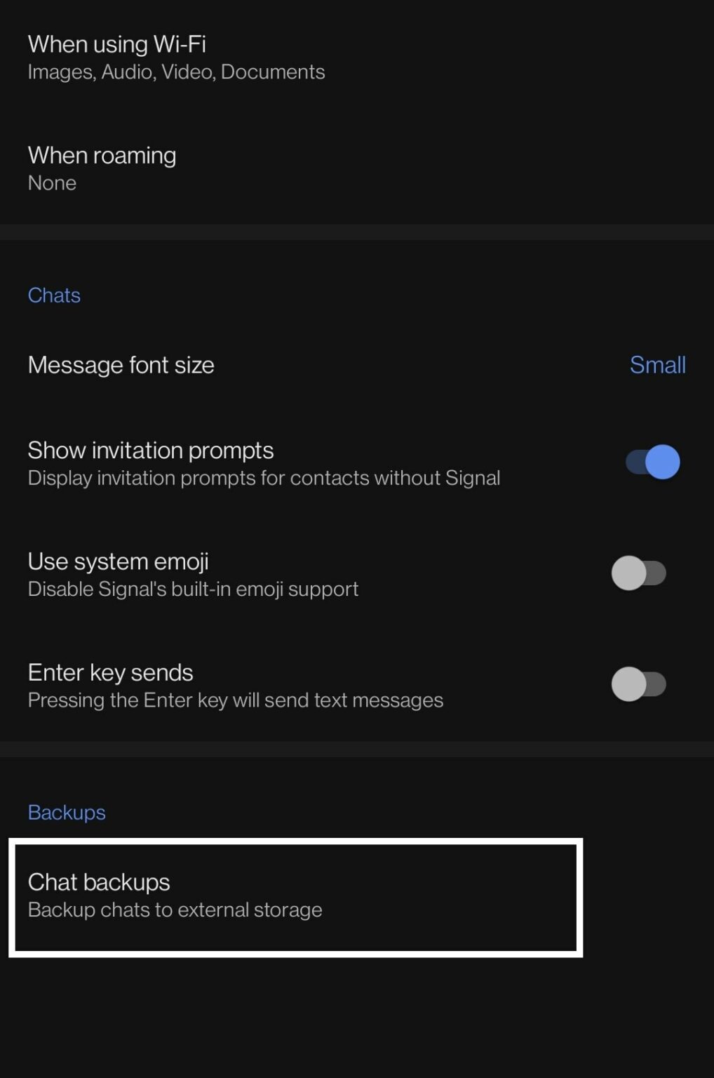 How to Backup and Restore Signal Chats on Android?