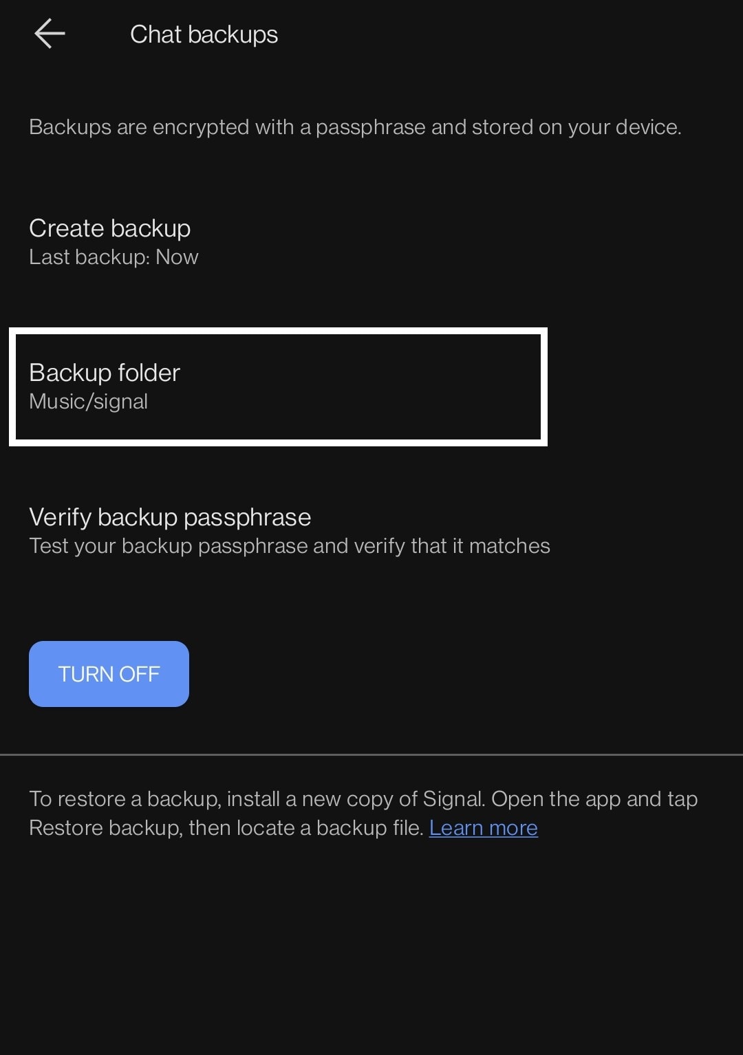 How to Backup and Restore Signal Chats on Android?