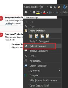 How to Add or Remove Comments in Microsoft Word