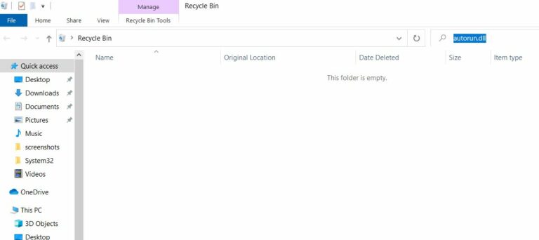 Fix: autorun.dll errors on Windows 10
