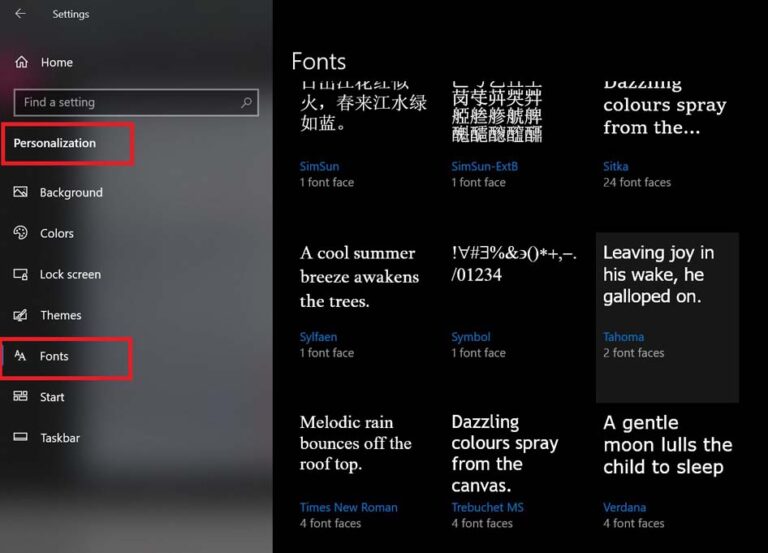How to Change Default System Font in Windows 10