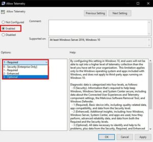 How to Enable or Disable Force Diagnostic Data Collection in Windows 10
