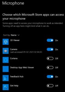 How to Enable or Disable Camera and Microphone in Windows 10