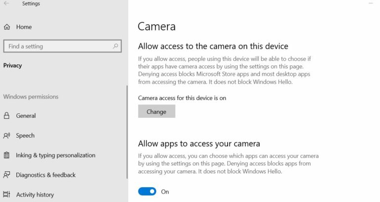 How to Fix Windows Camera Error Code 0xa00f4292
