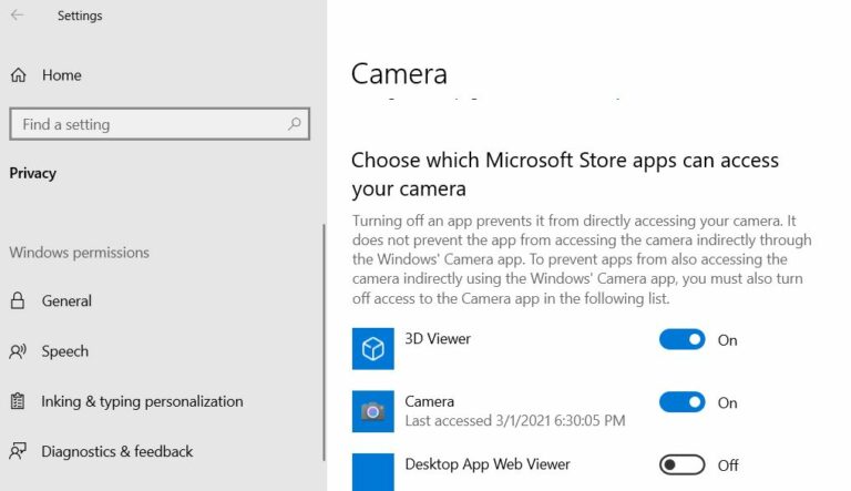 How to Fix Windows Camera Error Code 0xa00f4292