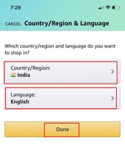 How to Change Language in Amazon App