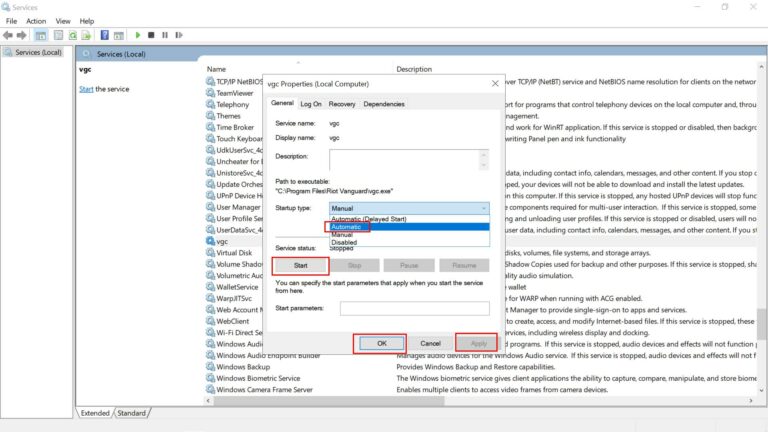 Fix: Valorant Error Code 57 on Windows 10