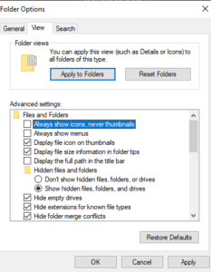 Fix: Windows 10 Preview Pane Not Working Issue