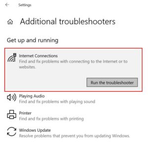 Fix: Network Connection Issues on Windows 10