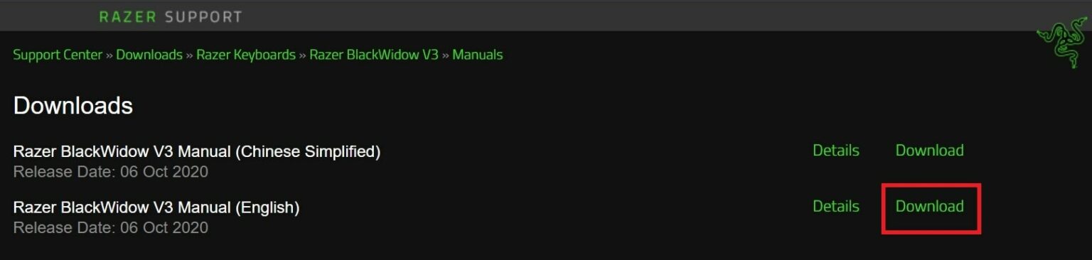 Download and Update Razer Blackwidow Keyboard Driver