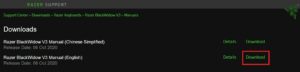 Download and Update Razer Blackwidow Keyboard Driver