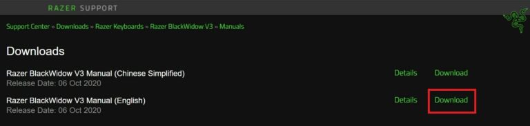 Download and Update Razer Blackwidow Keyboard Driver