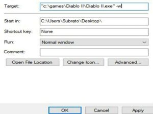 Fix: Diablo 2 Error Code 1 - Unsupported Graphics Card