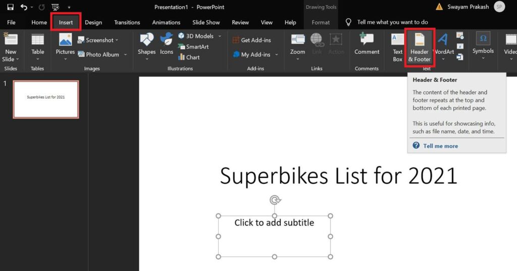 How To Add Headers And Footers In Microsoft PowerPoint