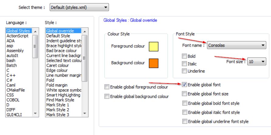 How to Increase or Decrease the Font Size in Notepad++