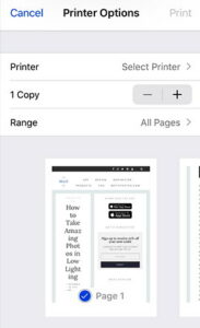 How To 'Print to PDF' on your iPhone and iPad
