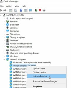 Fix: Intel Wi-Fi 6 AX201 Adapter Driver Problem