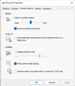 Fix: Windows 10 Corrupted Mouse Cursor