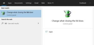 How To Shut Down Windows When you Close your Laptop Lid