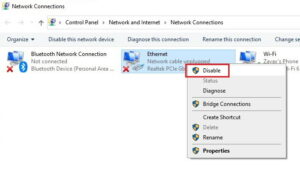 How to disable WiFi or Ethernet adapter on Windows 11
