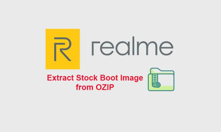 How to Extract Boot Image from Realme Firmware