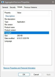 What is AggregatorHost.exe? Is it Safe or Harmful?