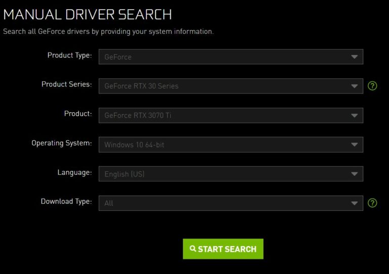 Download GeForce RTX 3070 Ti Driver - Windows 11, 10, 8, 7