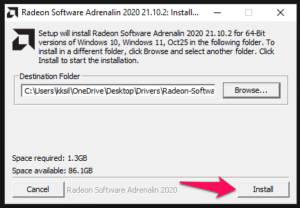 FIX: AMD Setting Radeon Software Installation Error 182,1603, and 195