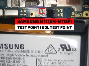 Samsung M11 SM-M115F / M115M ISP PinOUT | Test Point | EDL Mode