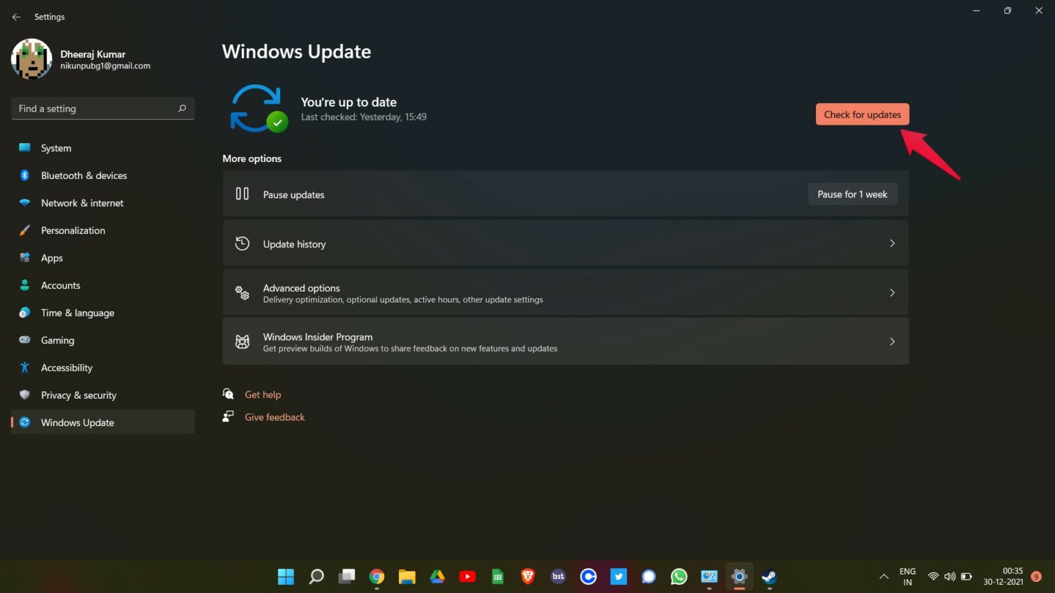 Virus and Threat Protection Not Working on Windows 11