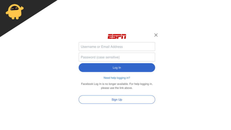 Fix: ESPN Plus Login Not Working Issue