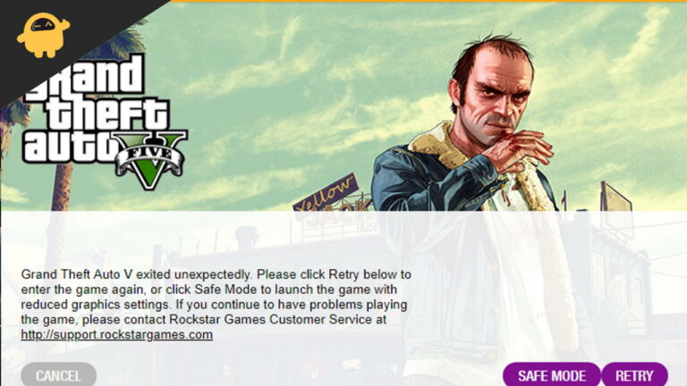 Fix: GTA 5 Online Crashing on Loading Screen