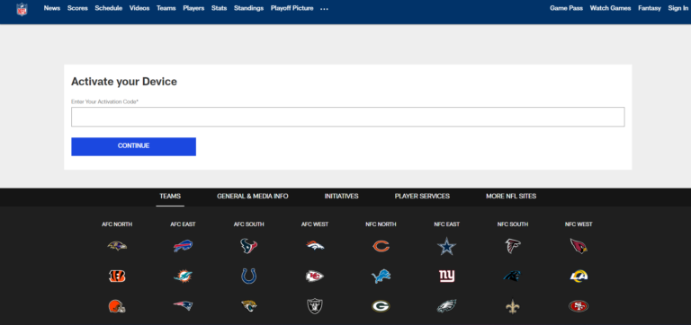 Activate NFL Network on Amazon Fire TV, Roku, PS, and Other Devices