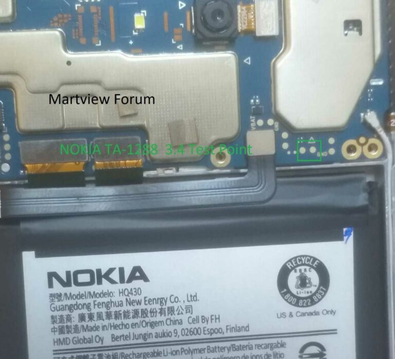 Nokia 3.4 Test Point | EDL Mode | ISP EMMC PinOUT | TA-1288, TA-1285 ...
