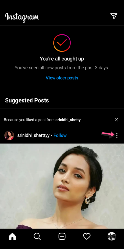 How to Turn off Suggested Posts on Instagram