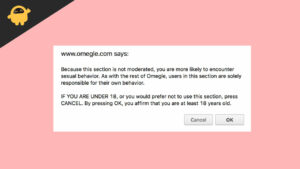 Omegle Not Connecting to Server Error, How to Fix?